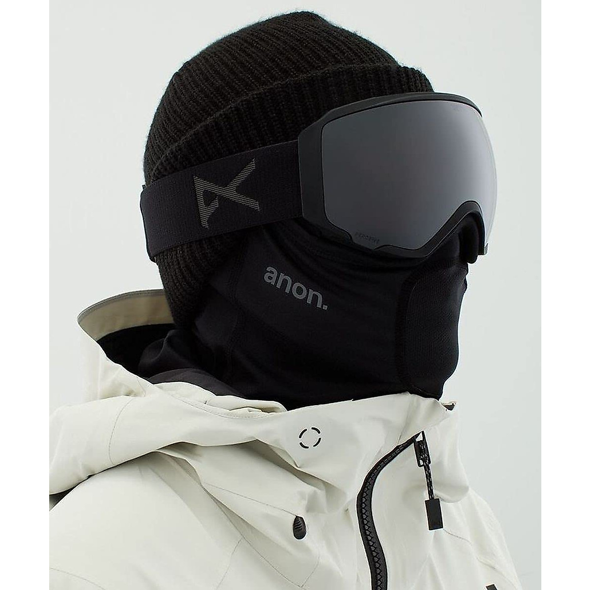 Anon WM1 Womens Goggles + Bonus Lens + MFI Face Mask, Frame: Smoke, Lens: Perceive Sunny Onyx