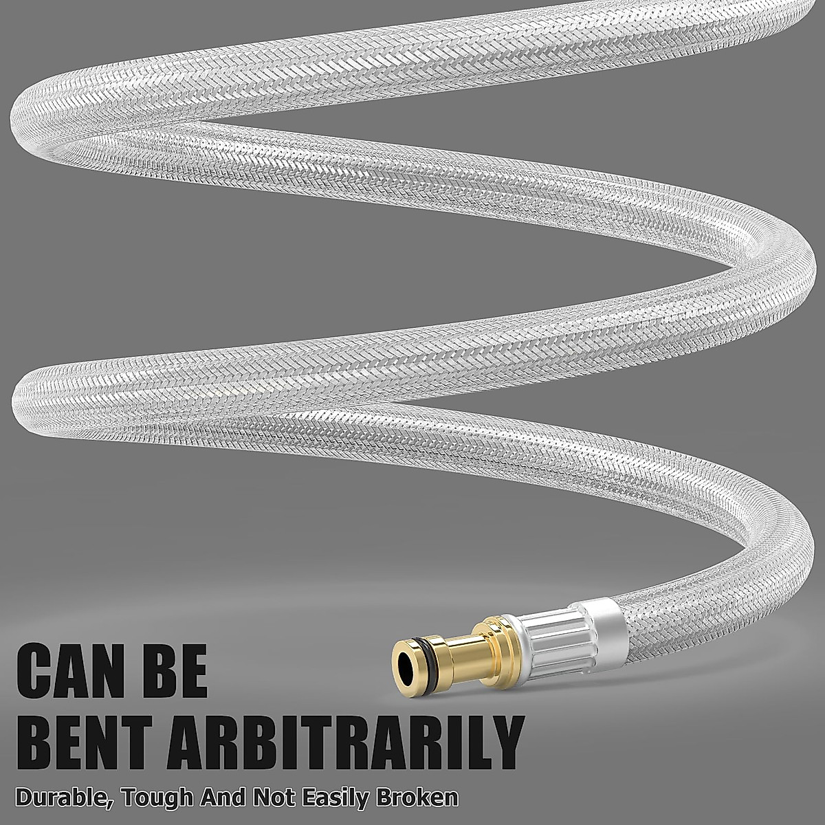 Compatible with Moen Faucet 150259 Pull Down Hose Replacenent Kit, Kitchen Faucet Pull Down Kitchen Faucet Replacement Part 187108, 1-Pack Gray