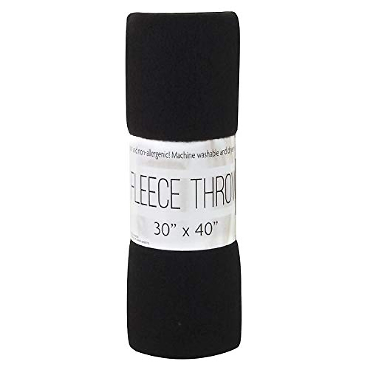 24 Pack of Wholesale Hypoallergenic Microfiber Blankets - 30x40 Fleece Throw Blankets in Bulk