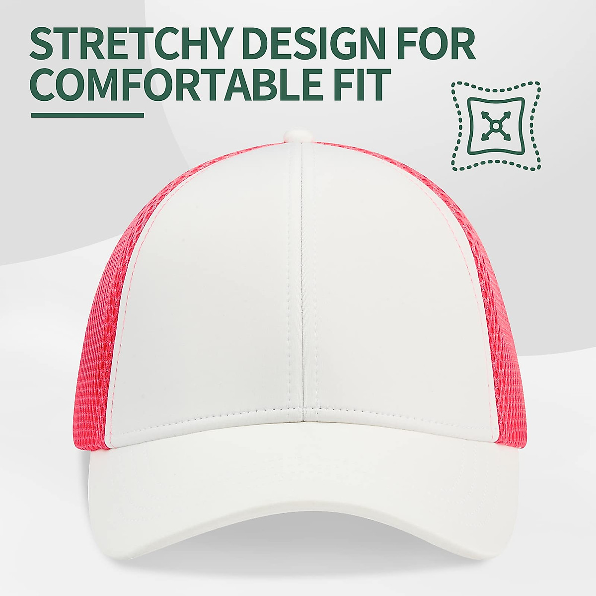 zowya Quick Drying Outdoor Sport Hat Unstructured UPF40+ Running Cap for Men Women Waterproof Breathable Charcoal Gray