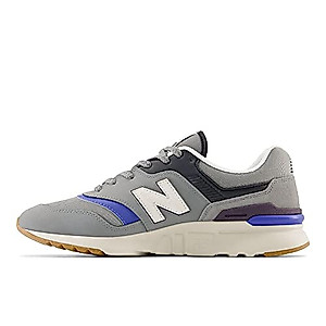 New Balance Men's 997H V1 Sneaker, Harbor Grey/Marine Blue, 8.5