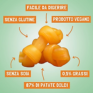 Benevo Vegan Pawtato Dog Chews (Small Knots)