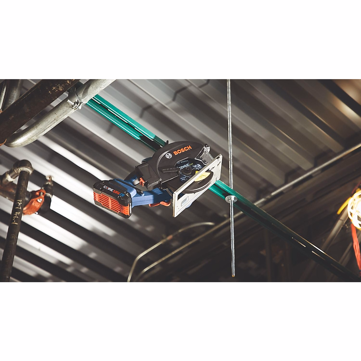 Bosch GKM18V-20N-RT 18V Lithium-Ion 5-3/8 in. Cordless Metal-Cutting Circular Saw (Tool Only) (Renewed)