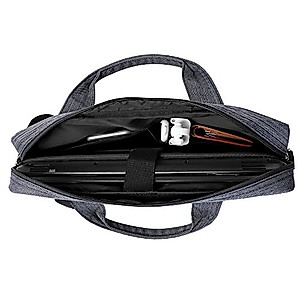 Slim Black Anti-Theft Laptop Messenger Bag 13 14-inch for Dell Alienware, ChromeBook, Latitude, Inspiron, XPS