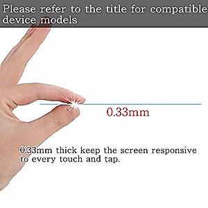 [3 Pack] Puccy Tempered Glass Screen Protector Compatible with Seiko 5 Sports SBSA030 Film Protectors Anti Scratch Bubble Free for Smartwatch
