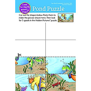 Preschool Cutting and Pasting: Scissor Skills Activity Book for Preschoolers to Practice Cutting Paper, Sort, Match, Find Patterns and More (Highlights Learn on the Go Practice Pads)