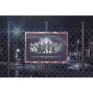 Assassins Creed Wall Art Posters Video Games Wall Decor Work in The Dark to Serve The Light Lineup Valhalla Games Gaming Room Decor Cool Movie Poster Gamer Gift Cool Wall Art Print Poster 18x12