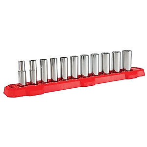 CRAFTSMAN Socket Set, Metric, 3/8" Drive, 6 Pt., 11Piece (CMMT12045)