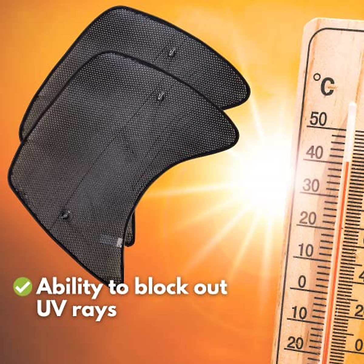 Sun Shade for Side Windows for semi Truck Freightliner Volvo VNL International semi Truck for RV semi Truck Accessories Interior UV Protection