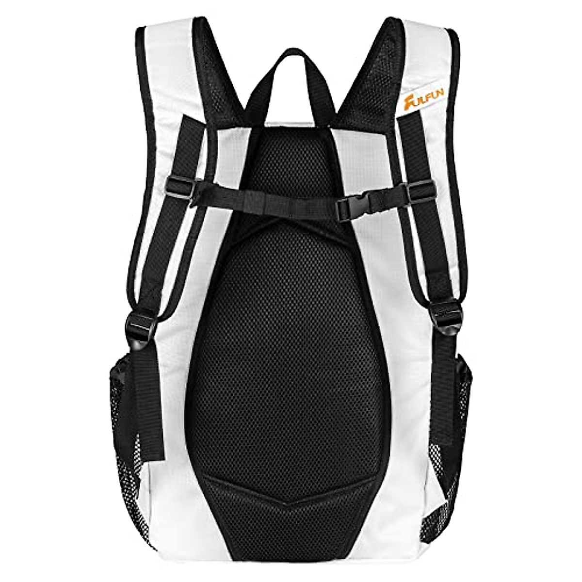 FULFUN Soccer Backpack Basketball Bags for Soccer,Basketball,Volleyball | Includes Separate Shoes and Ball Compartment (White)