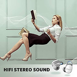 Bluetooth Wireless Earbuds - FIIL T1XS Bluetooth 5.0 Wireless Earphones, Support FIIL+ APP, Waterproof Earbuds with Microphone, in-Ear Earbuds Cordless for iPhone & Android (White)