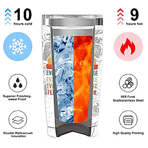 TkinTall Pug Gift for Pug Lovers - Pug Tumbler, Dog Cup with Lid, Pug Dad/Mom Gifts, Pug Stuff, Pug Decor 20 Oz Stainless Steel Insulated Bottle Coffee Mug