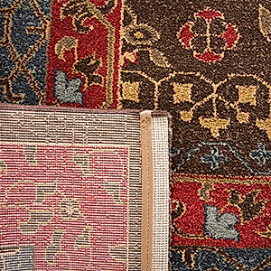 SAFAVIEH Mahal Collection Area Rug - 10' x 14', Navy & Red, Traditional Oriental Design, Non-Shedding & Easy Care, Ideal for High Traffic Areas in Living Room, Bedroom (MAH620C)