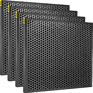 VEVOR 16x16x1 Air Filter MERV 8 Dust Defense (12pcs), Pleated HVAC AC Furnace Air Filters Replacement, Good for Home, Commercial Capture Particles, Fit for Dri-Eaz DefendAir HEPA
