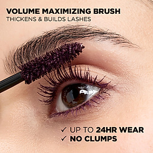 L’Oréal Paris L’Oreal Paris Original Voluminous Mascara, Building Mascara Volume and Length Formula, Washable, Deep Violet, 0.26 Fl Oz., 1 Count