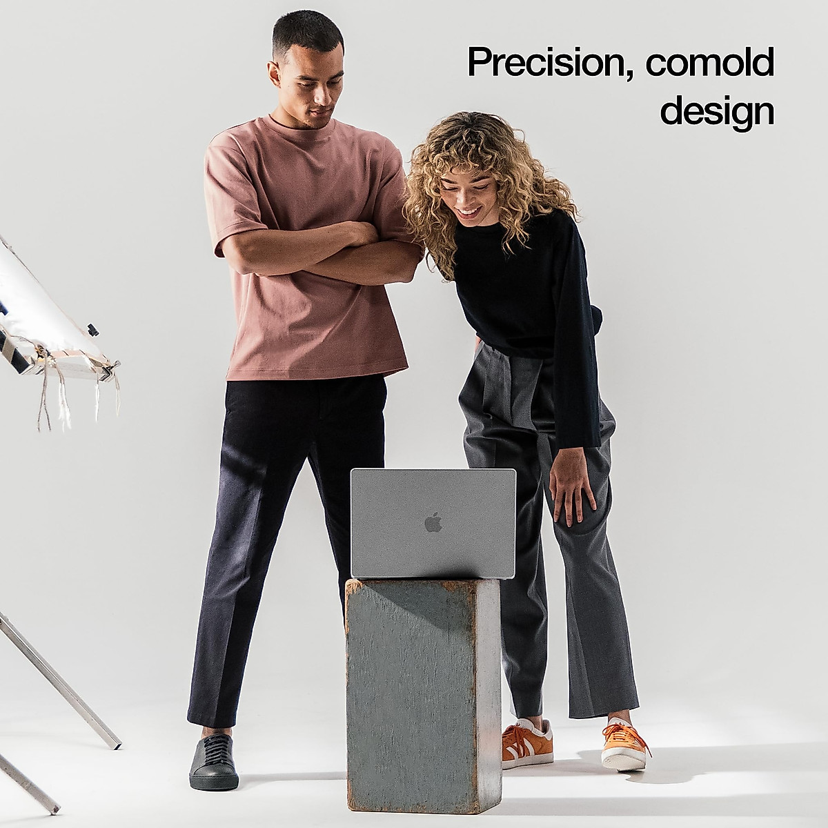 Incase Dots Hardshell with Makrolon® - MacBook Air 13 inch Case - 2025, 2024, 2023, 2022, M4, M3, M2 - MacBook Case, Laptop Cover, Protective Hard Shell, Scratch Resistant, Lightweight - Clear