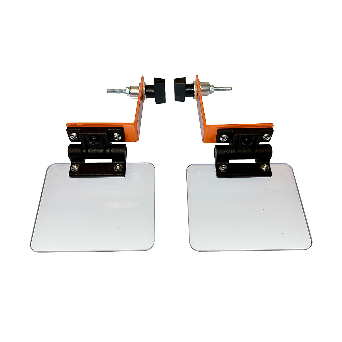 ATS Machine Safety Solutions Small Universal Bench Grinder Eye Shields and Eye Shield Mounting Assembly for 6-inch Power Bench Grinders, (UGS-1)