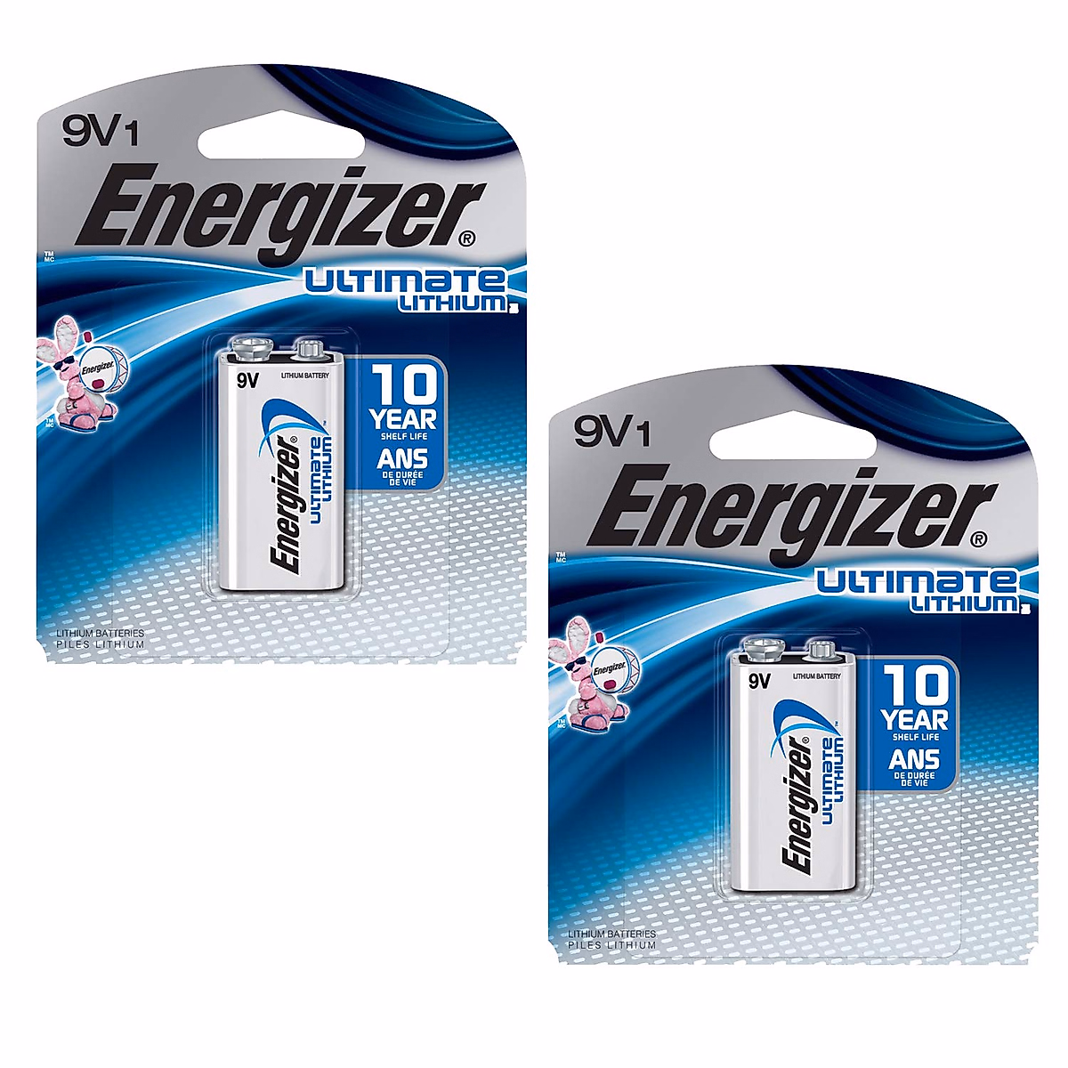 Energizer Ultimate Lithium 9V 2-Pack