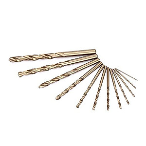 M35 Cobalt Drill Bit Set, 1.0-8.0mm 74pcs HSS-CO Twist Drill Bits High Speed Steel Metal Drill Bits for Hardened Metal, Cast Iron, Stainless Steel, Plastic and Wood