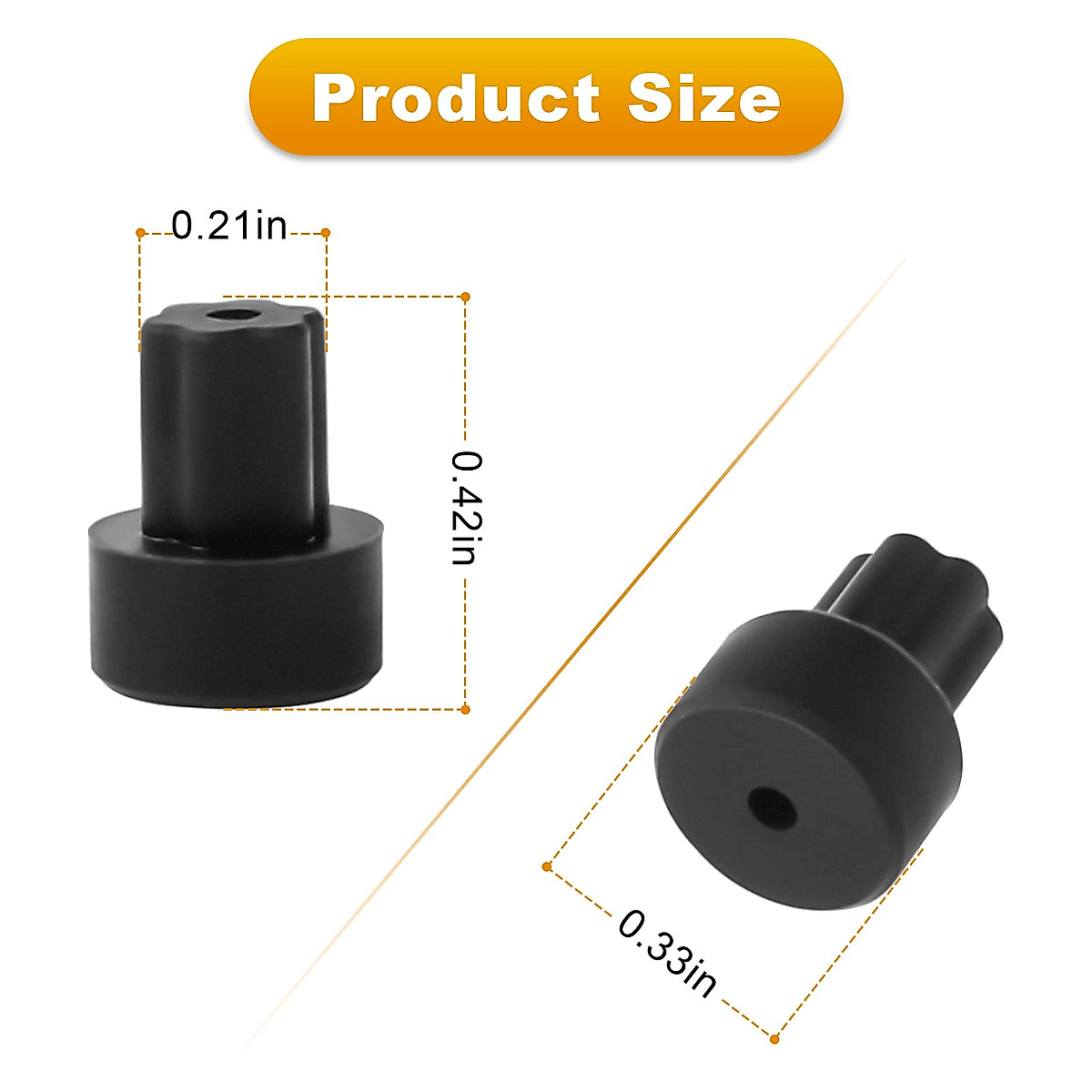 W10919249 Grate Rubber Feet Compatible with Samsung Grate Whirlpool Range HP Gas Stove Cooktop Grates Parts NX58H9500WS Range Grate Rubber Feet - 16 Pack