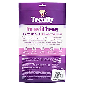 Treatly IncrediChews Stick w/Duck Meat Wrap Dog Chew Treats - 10 Count/1 Pack