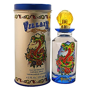 Ed Hardy Villain Eau De Toilette Spray for Men, 4.2 Ounce