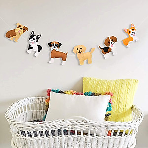 CiyvoLyeen 2 Pack Animals Sewing Craft Kit for Kids- Woodland Animals Felt Sewing Craft Kit & Puppy Craft Kit for Beginners