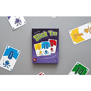 Capstone Games: Stick'Em Game, Classic Award-Winning, Fast & Simple Trick-Taking Card Game, Player with Most Points Wins, Ages 12 and Up