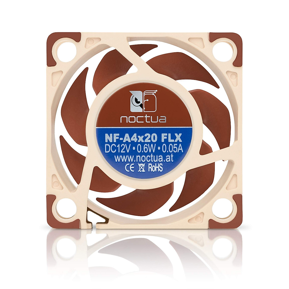 Noctua NF-A4x20 FLX Computer Case Fan - Computer Cooling Components (Computer Case, Fan, 4 cm, 3700 RPM, 5000 RPM, 4400 RPM)