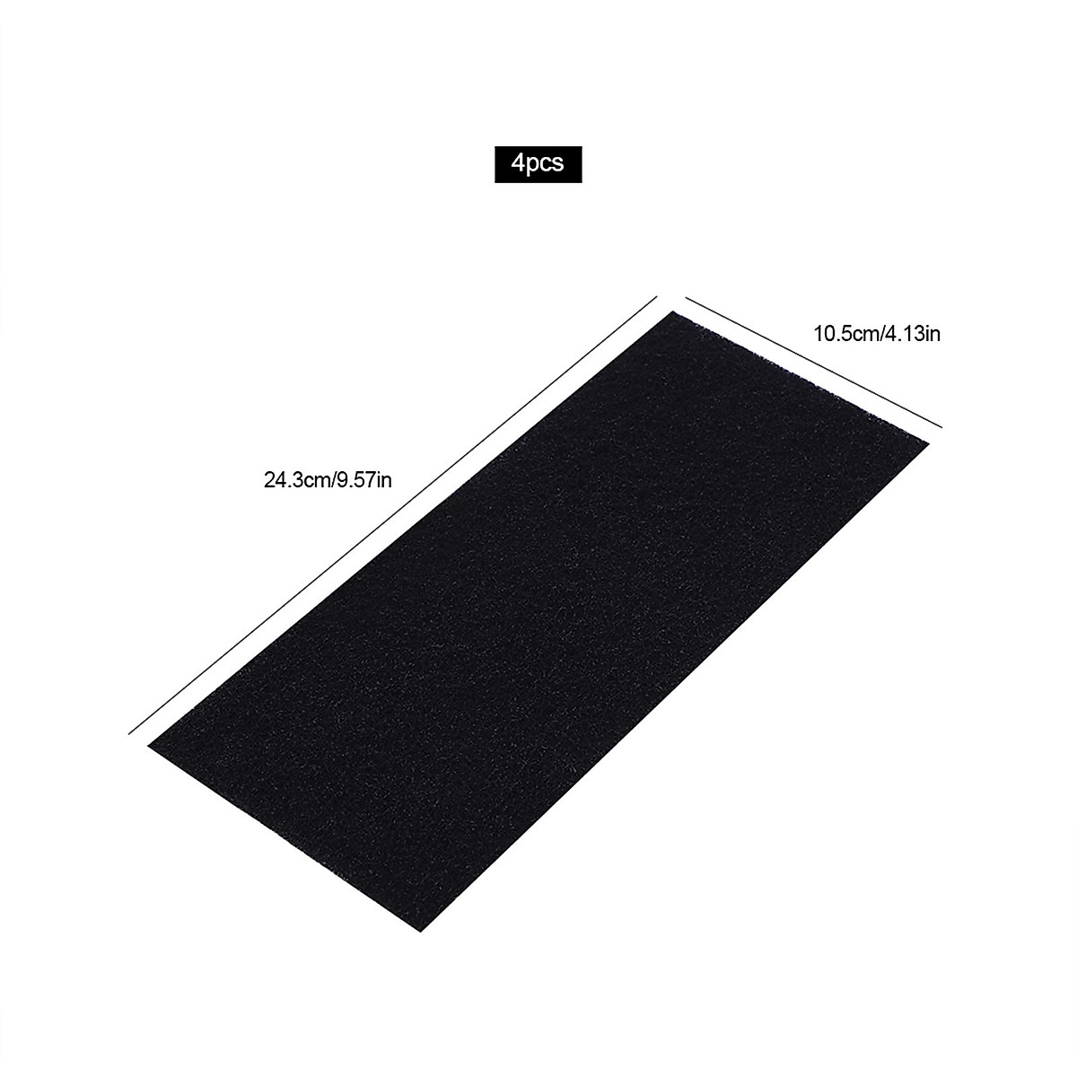 Carbon Filter Sheet, Dust Filter Sheet, Carbon Filter for Air Purifier, Pack of 4 Replacement Carbon Sponge Filter Sheet for Holmes Total Air Purifier