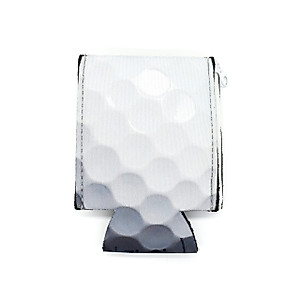 ZipSip MAGNET- Adjustable All-In-One Coozie with Zippers for Cans, Bottles, Slim Cans, Pint Glasses, Party Cups, Coffee – Can Cooler - Insolated Neoprene Sleeve - Golf, Medium