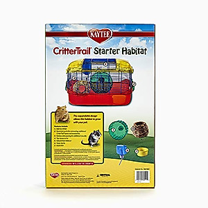 Kaytee CritterTrail Starter Habitat for Pet Dwarf Hamsters, Gerbils or Mice