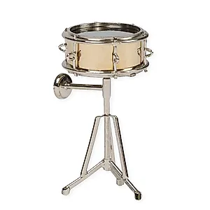 Snare Drum Miniature Replica Light Wood Tone 1.5 x 3 Resin Refrigerator Magnet