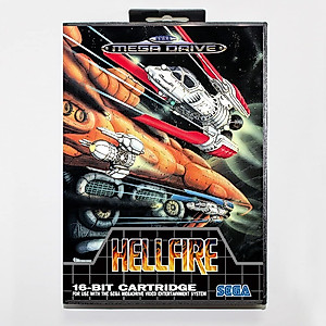 Spire Hellfire 16 bit SEGA MD Game Card With Retail Box For Sega Mega Drive For Genesis