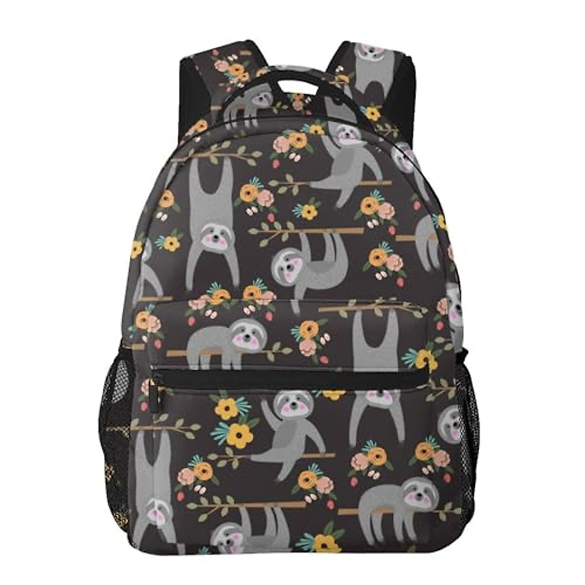 Granbey Sloth Backpacks Sloths Dream Bookbag Animal Boys Bookbags Girls Flower Book Bag One Size