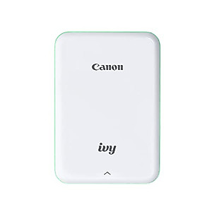 Canon IVY Mini Photo Printer for Smartphones (Mint Green) - Sticky-back prints, Pocket-size