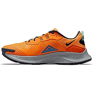 NIKE mens Pegasus Trail 3 Orange DA8697 800, Total Orange/Signal Blue, 9.5