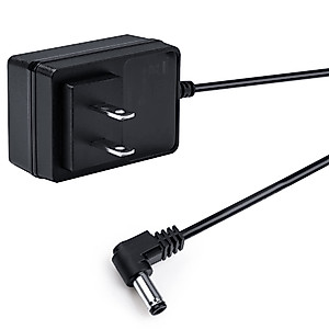 6.5ft Cable 12V 2A Power Supply with 90 Degree Angle, 12V/2A 24W Wall Plug AC Adapter 5.5mm x 2.1mm for LED Light Panel VILTROX L116T L162T L132T YN300 Led Light Strip Camera Monitor Router