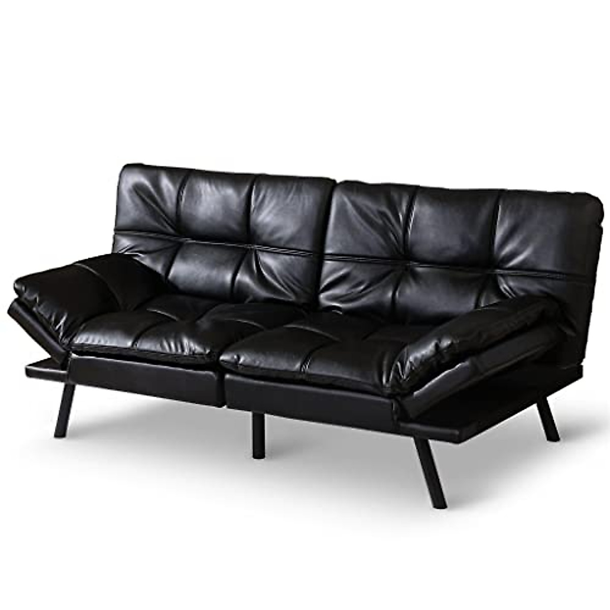 SLNFXC Sofa Bed Linen Memory Foam Couch Convertible Love Seat for Compact Living Spaces Offices Apartments