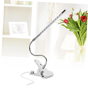 Uonlytech LED Clip Desk Lamp Led Desk Light Table Lights for Desk Led Desk Lamp Household Student Clip Clip-on Reading Light