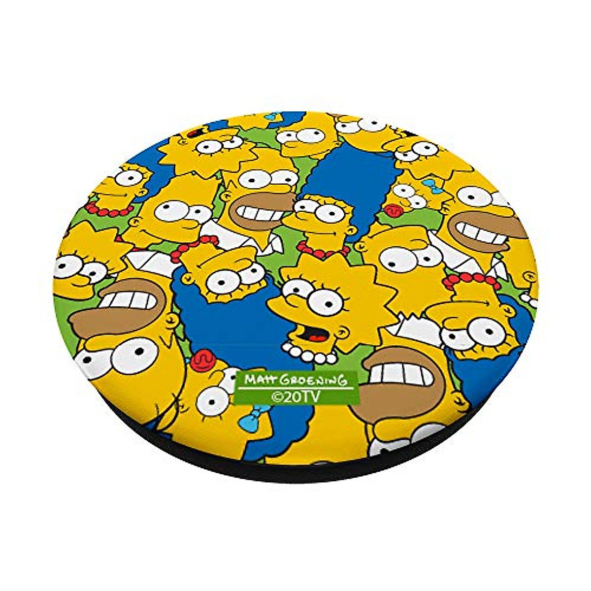 The Simpsons Homer Marge Bart Lisa Maggie Print PopSockets Swappable PopGrip