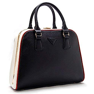 ANN CREEK Women's 'Cranford' Satchel Bag Tote Bag Top Handle Stachel Handbags Ladies PU Faux Leather Purses Shoulder Bag Cute Fashion Casual Handbags Yellow