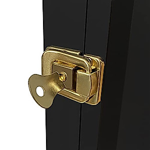 Americanflat Jersey Frame Display Case - 23x31 Lockable Display Case with Hanger - All-Star Collection - Black Sports Jersey Frame Shadow Box with Plexiglass for Baseball, Football, Basketball, Soccer