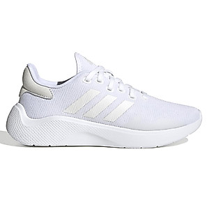 adidas Women's Puremotion 2.0 Sneaker, White/White/Zero Metallic, 7.5