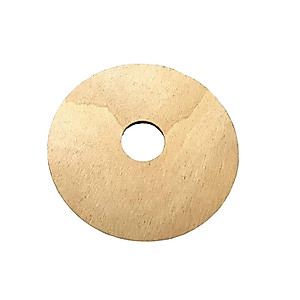 Wick Centering Tool for Single Wick Candle, 1-Wick Stabilizer, Wooden and Cotton Wick Holder,Wick Stabilizer for Candle Making (2.75")