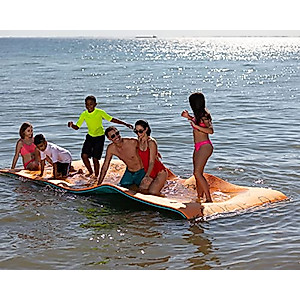 Maui Mat (by Aqua Lily Products): Floating Foam Fun Pad Designed for Water Recreation and Relaxing (14 foot)