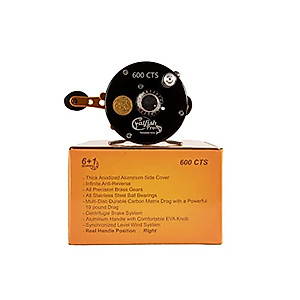 Catfish Pro Tournament Series Round Baitcasting Fishing Reel 600 CTS