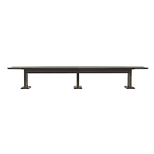 Safco Products Safco 168" Rectangle Conference Table - Textured Driftwood - Sterling Series