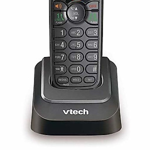 VTech DS6101-11 DECT 6.0 2-Line Accessory Handset Cordless Phone, Black