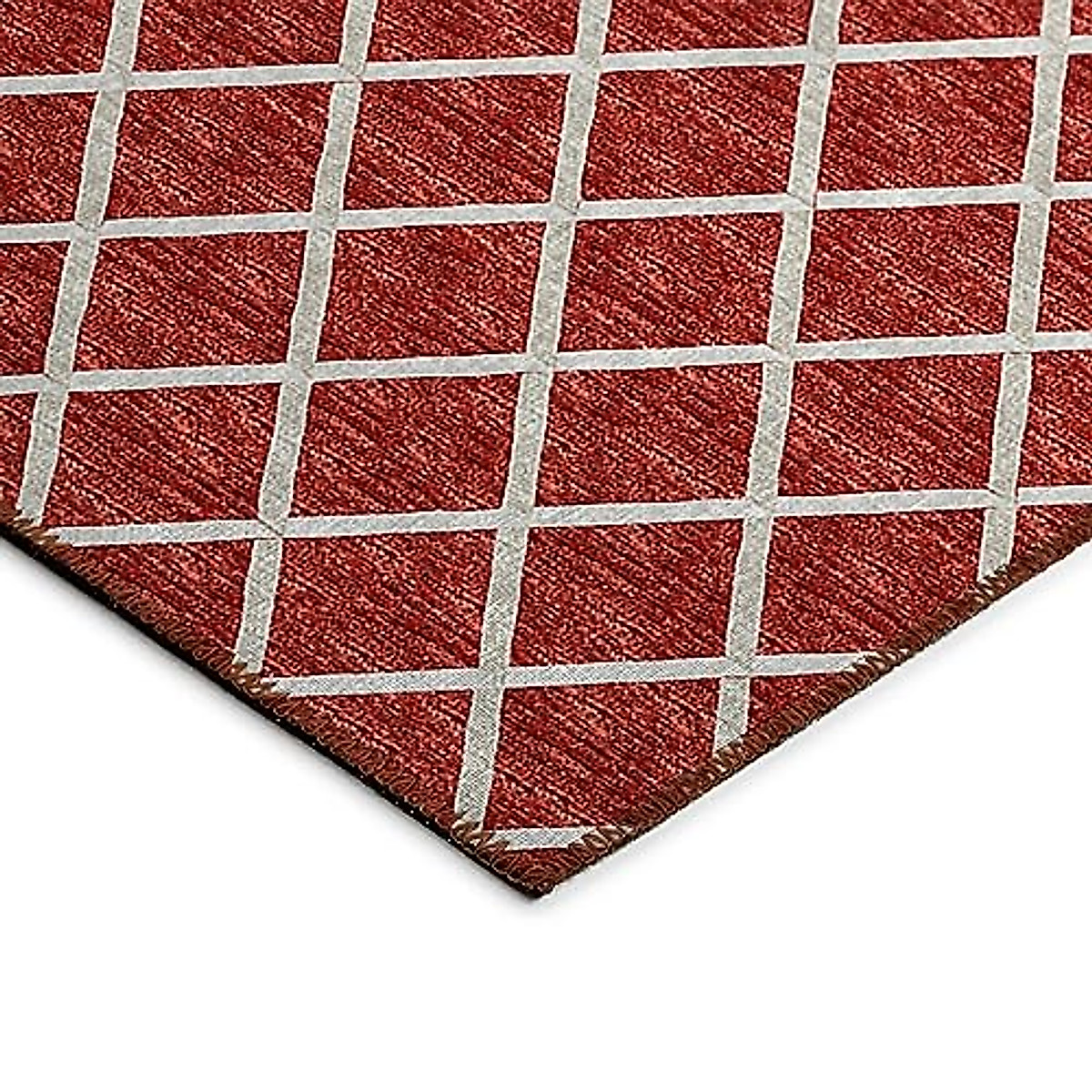 Dalyn Rugs Indoor/Outdoor York YO1 Red Washable 8' x 10'